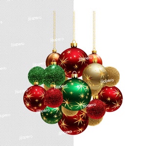 Christmas Ornament Clipart Xmas Clipart Commercial Use Adorable Xmas ...