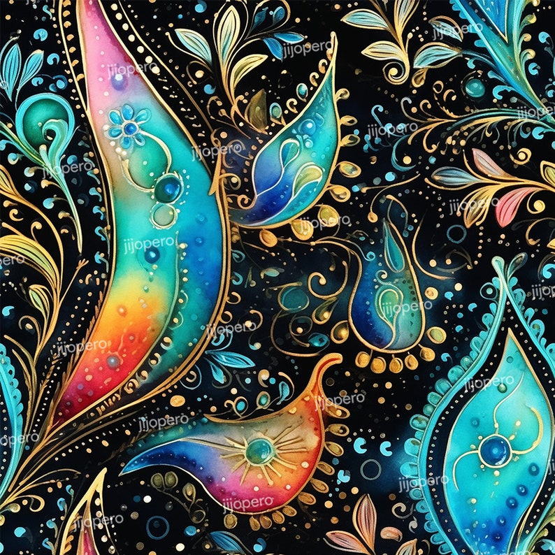 Paisley Pattern Paisleys Scrapbook Paisleys Seamless Scrapbook Paper ...