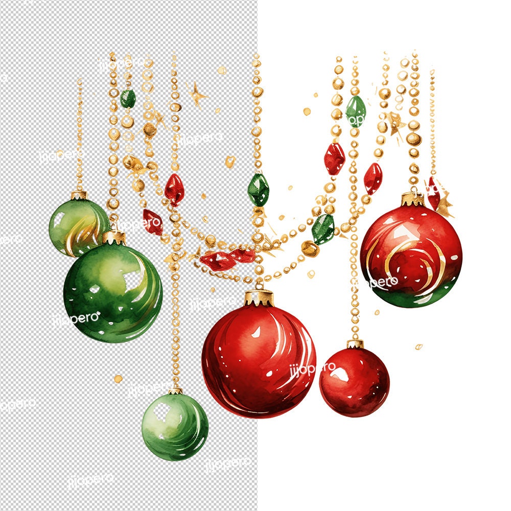 Christmas Ornament Clipart Xmas Clipart Commercial Use Adorable Xmas ...