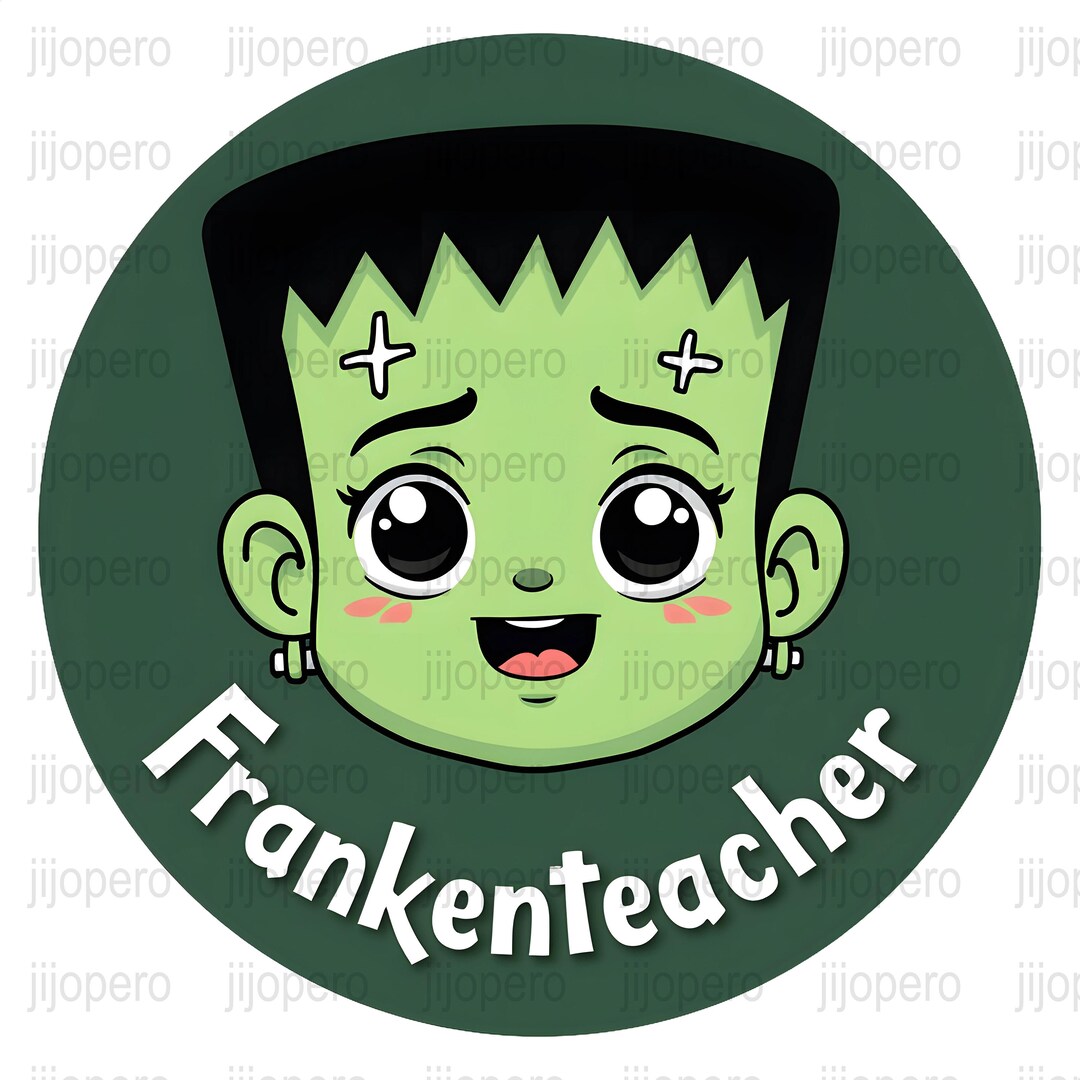 Halloween Teacher Teaching PNG, Cute Frankenteacher Design Sticker ...