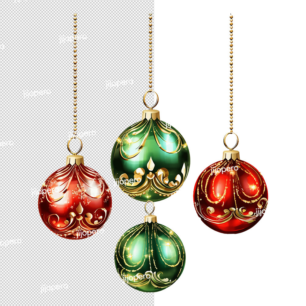 Christmas Ornament Clipart Xmas Clipart Commercial Use Adorable Xmas ...