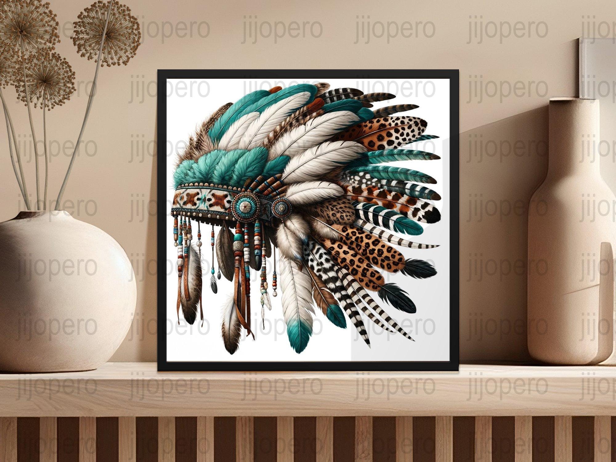Headdress PNG, Native American Feather Headwear, Tribal Clip Art ...