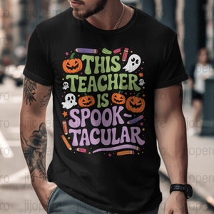 Halloween Teacher Printable, This Teacher is Spooktacular Digital Print ...