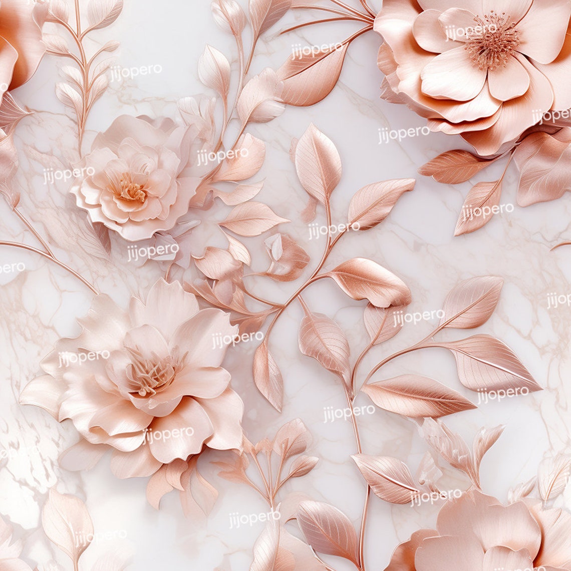 Rose Gold Metallic Backgrounds for Photoshop Digital Paper Scrapbook ...