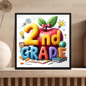 2nd Grade Digital Download, Second Grade Classroom Decor, Teacher ...