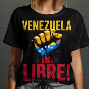 Venezuela Libre Digital Art, PNG Download, Patriotic Venezuela Art ...