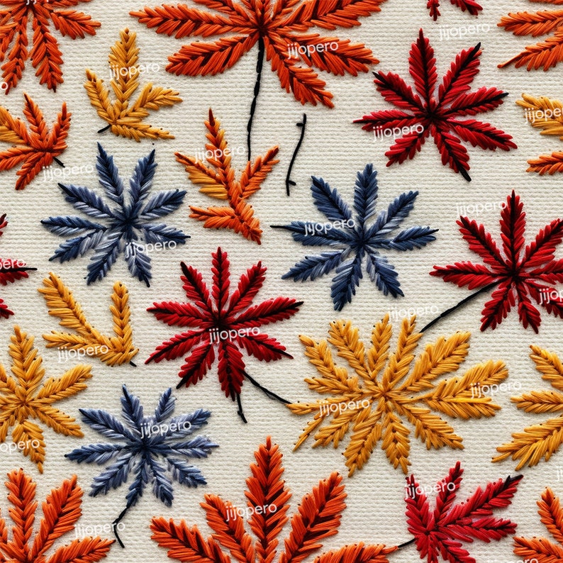 Fall Seamless File Fabric Design Fall Patterns Repeat Pattern Digital ...