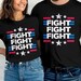Fight Fight Fight PNG, Patriotic Digital Art, American Flag Colors ...