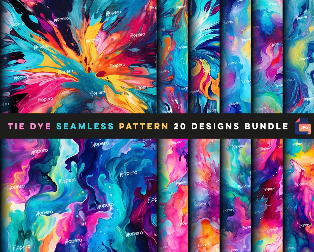 Pastel Rainbow Tie Dye Digital Paper Instant Download Scrapbook Paper ...