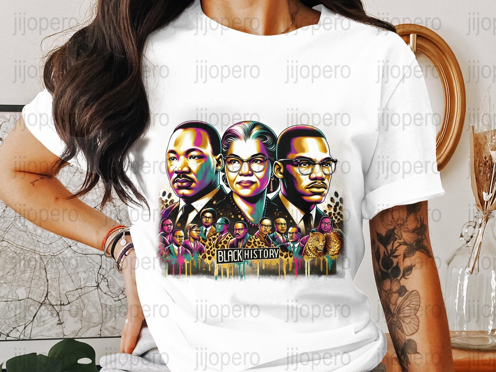 Black History Month Digital PNG, Iconic Leaders Art, Activist Printable ...