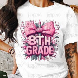 School PNG Eighth Grade Back to School Digital Art Print Download, 8th ...