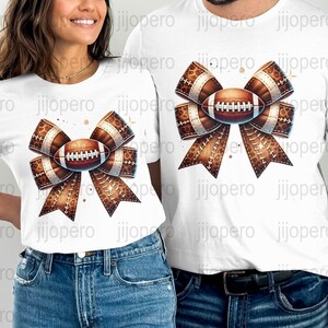 Football Bow Design PNG, Digital Download for Sublimation, Sports Bow ...