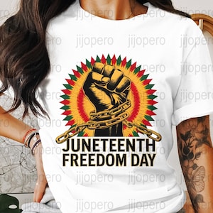 Juneteenth Freedom Day Digital Art PNG, Afrocentric Protest Fist Image ...