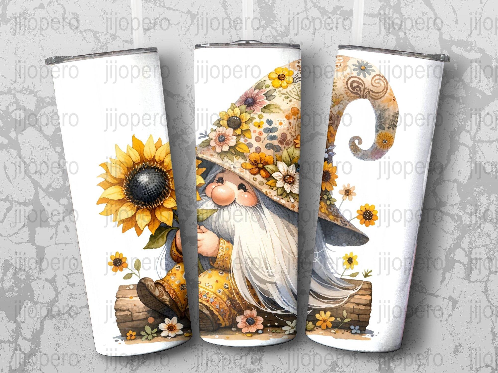 Sunflower Gnome PNG, Digital Download, Autumn Gnome Clipart, Fall ...