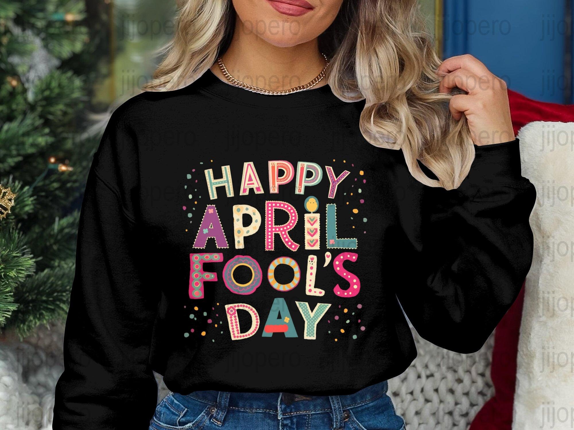 Happy April Fools' Day Colorful PNG, Digital Download, Fun Typography ...