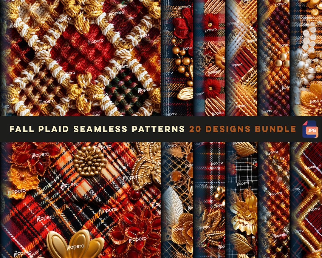 Fall Plaid Digital Download Instant Download for Commercial Use Tartan ...
