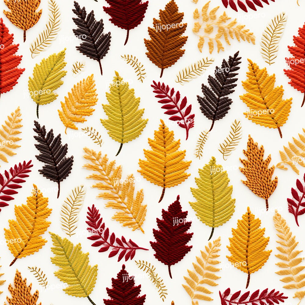 Fall Seamless File Fabric Design Fall Patterns Repeat Pattern Digital ...