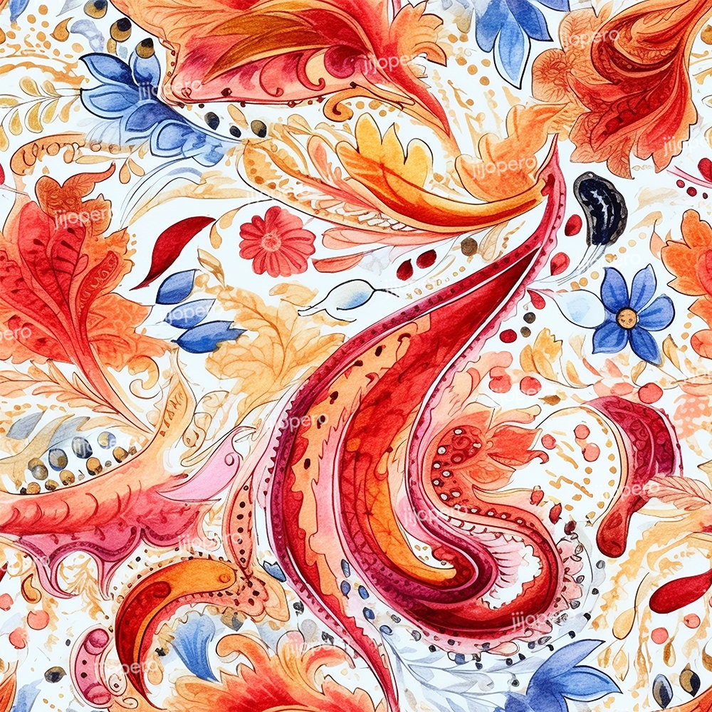 Paisley Pattern Paisleys Scrapbook Paisleys Seamless Scrapbook Paper ...