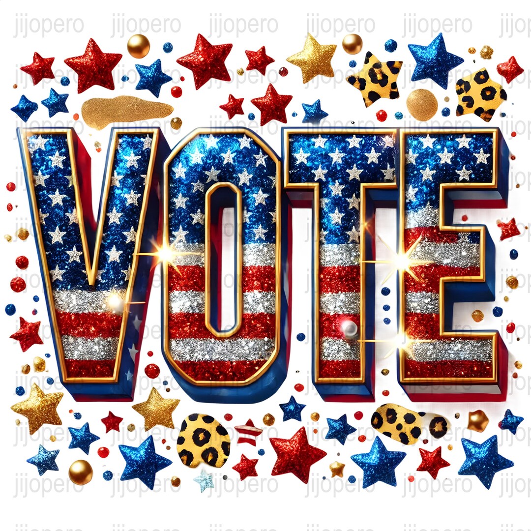 Patriotic Vote PNG, USA Election Digital Clipart, Fourth of July ...