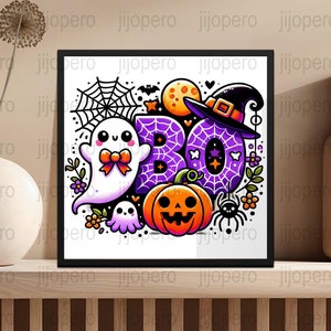Boo Png Halloween Digital Download, Ghost Pumpkin Halloween Clipart ...