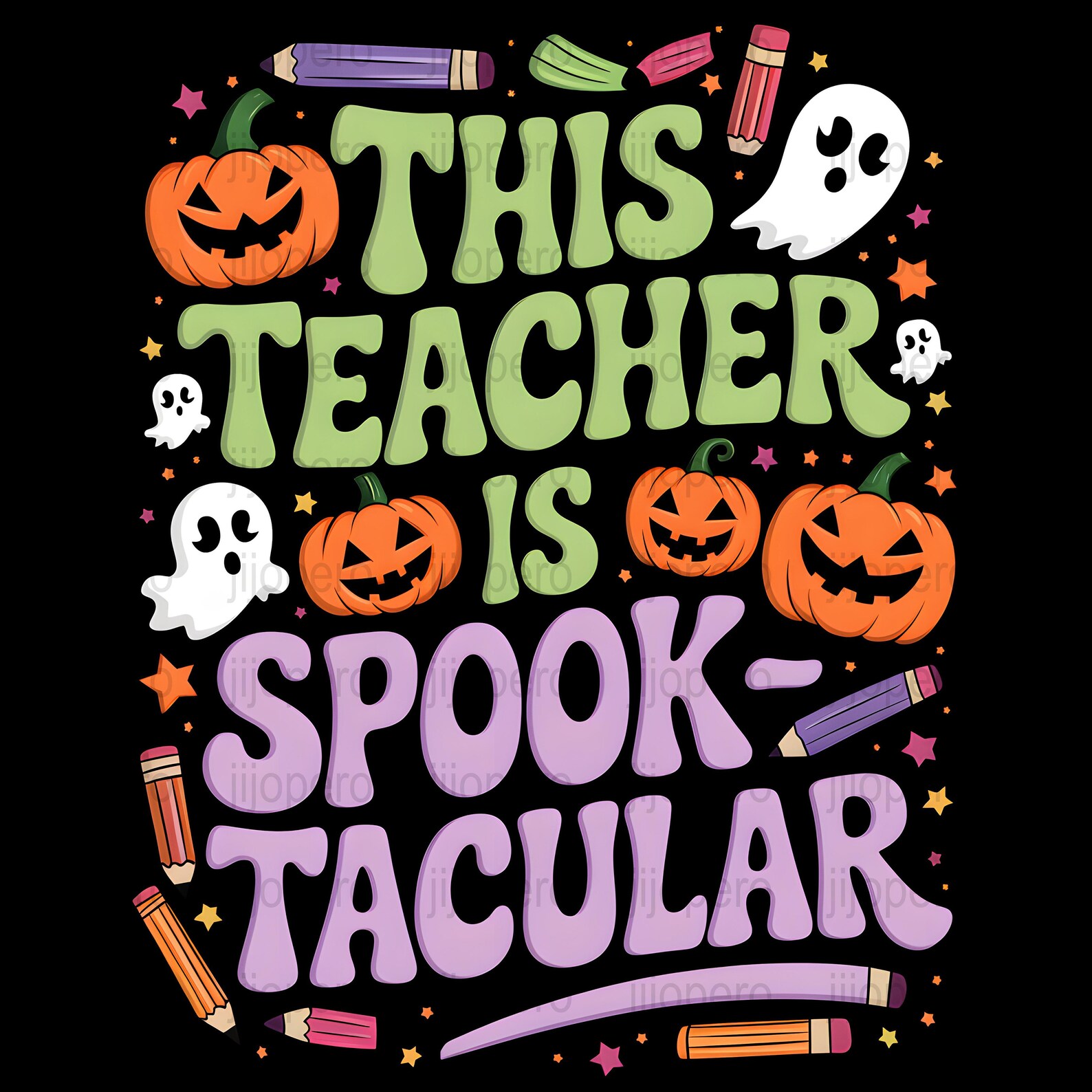 Halloween Teacher Printable, This Teacher is Spooktacular Digital Print ...