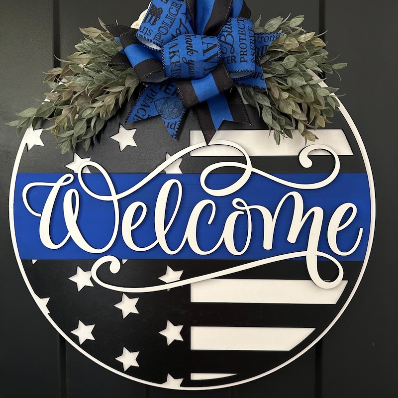 Police Wreath - Etsy