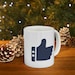 THUMBS UP MUG - Like Sign Coffee Mug - Printed Coffee Cup - Gift for ...