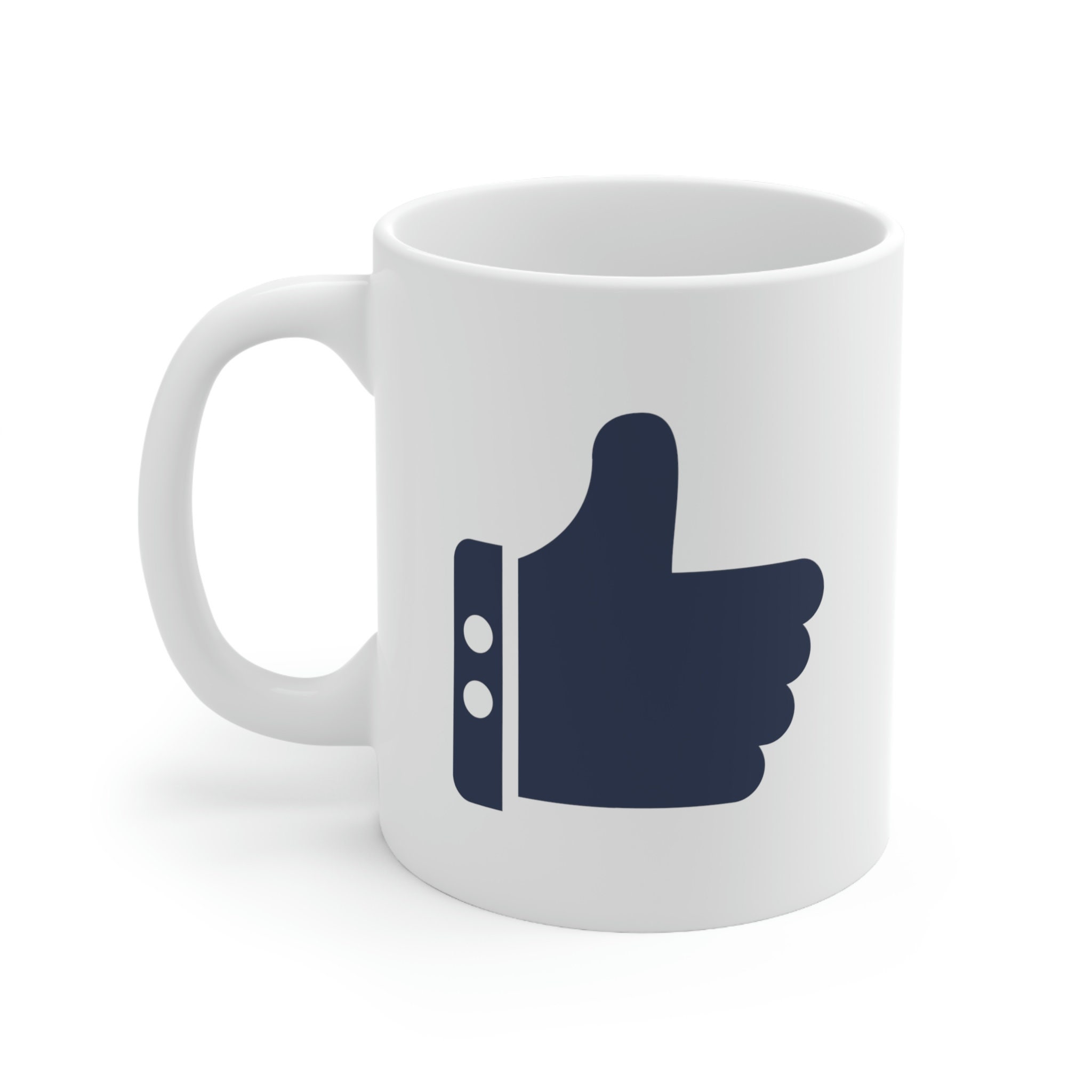 THUMBS UP MUG - Like Sign Coffee Mug - Printed Coffee Cup - Gift for ...