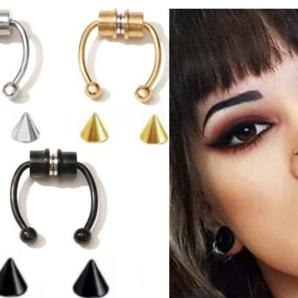 Magnetic Nose Ring - Etsy