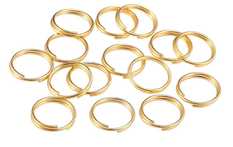 25 Split Rings 10mm 12mm 15mm 20mm 25mm 30mm Key Ring Hook | Etsy