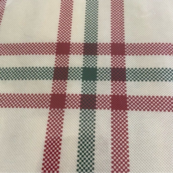 Kane Home ECO Vinyl Flannel Back Tablecloth 52x90 NEW Red, Green, Tan ...