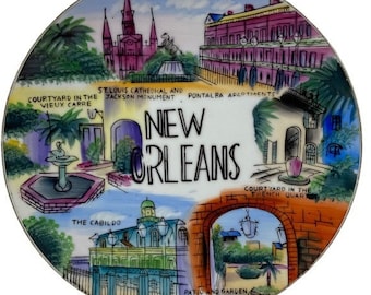 New Orleans Souvenir Plate - Etsy