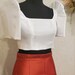 Square Neckline Top. Handmade. You Can Pick a Color. Crop Top - Etsy UK