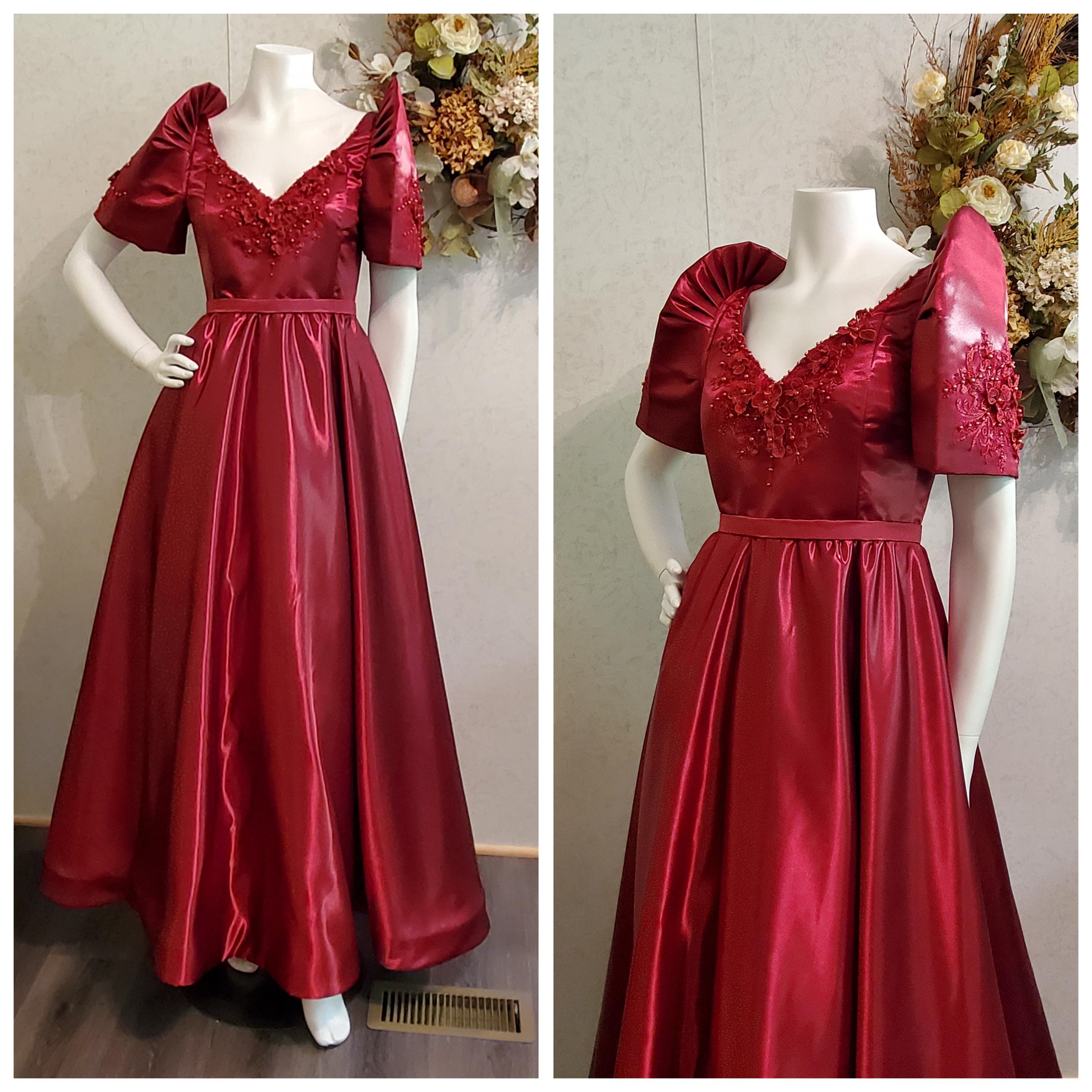 More Colors Available Filipiniana Philippine Dress. Custom Order. - Etsy