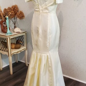 Philippine Dress. Custom-made, Ivory Shantung Satin Serpintina Cut With ...