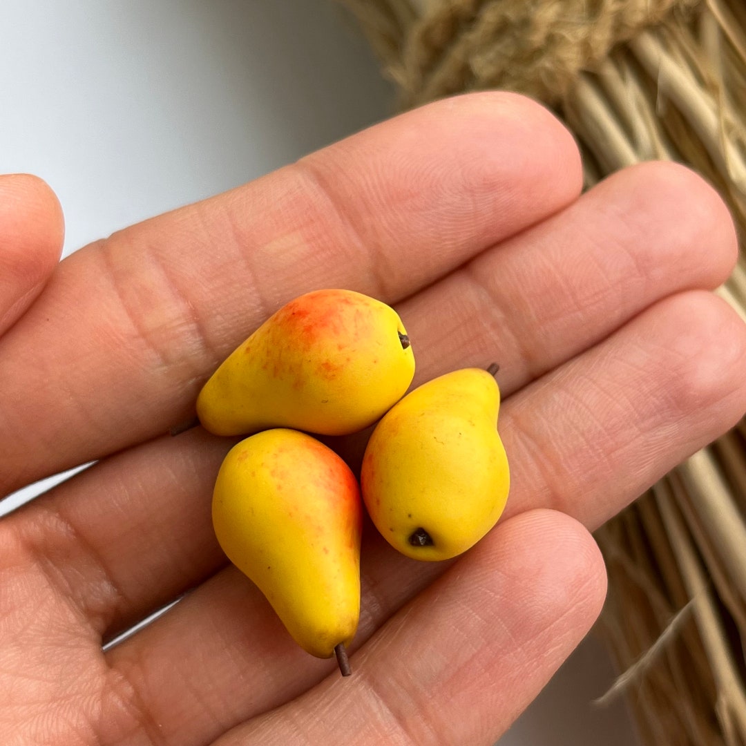 1/12 1/6 Miniature Fruit Dollhouse Fruit Dollhouse Miniature Pears ...