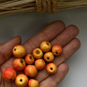 Apples 1/12 1/6 Scale, Miniature Fruit, Dollhouse Miniatures, Miniature ...