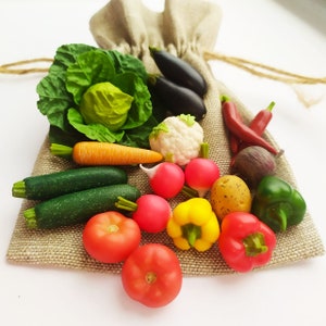 Miniature Cabbage 1/12 and 1/6 Scale, Miniature Food for Doll, Doll ...