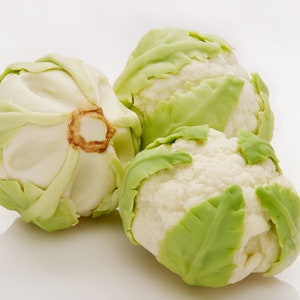 1:6 Scale Miniature Vegetable, Dollhouse Miniature Cauliflower ...