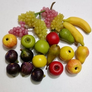 Miniature Fig Fruit 1/6 Scale, Miniature Food, Dollhouse Miniature ...