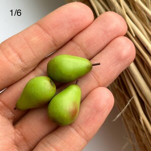 1/12 1/6 Miniature Fruit Dollhouse Fruit Dollhouse Miniature Pears ...