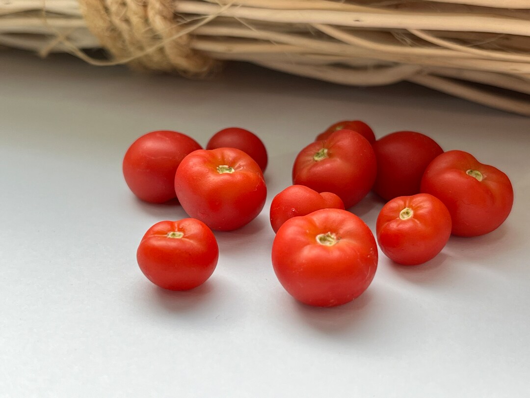 Miniature Tomato 1:12 Scale Dollhouse Vegetable Miniature Realistic ...