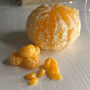 Miniature Tangerines 1/6 Scale, Dollhouse Miniatures, Miniature Food ...