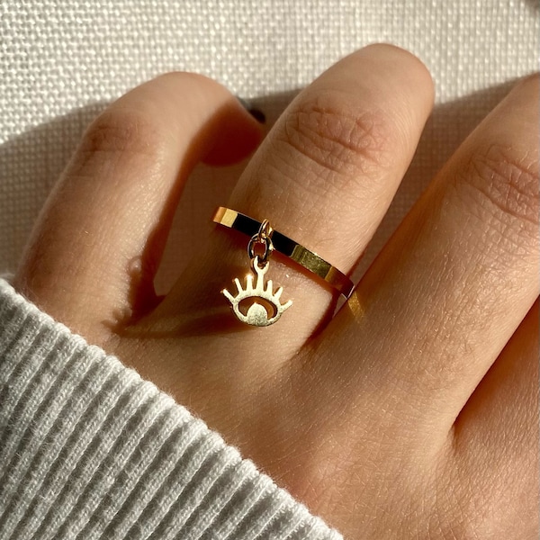 Shop Dangle Charm Ring Online - Etsy