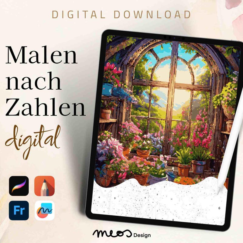 Paint by Numbers Window - Etsy