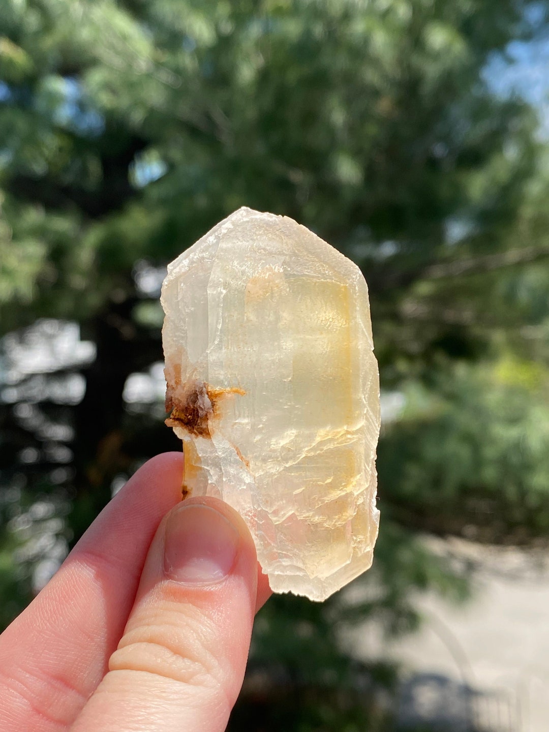 Terminated Selenite POINT + Phantoms From Creamsicle Mine in Utah, Rare ...