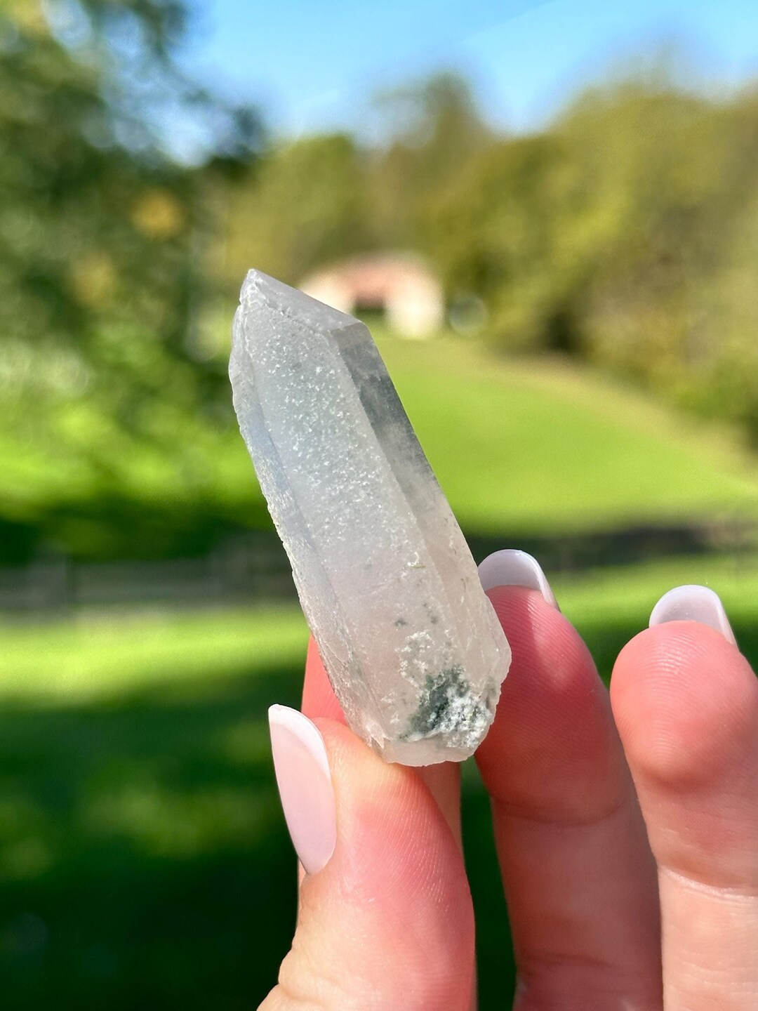 Chlorite Quartz Point From the Orange River, South Africa, RARE NEW ...