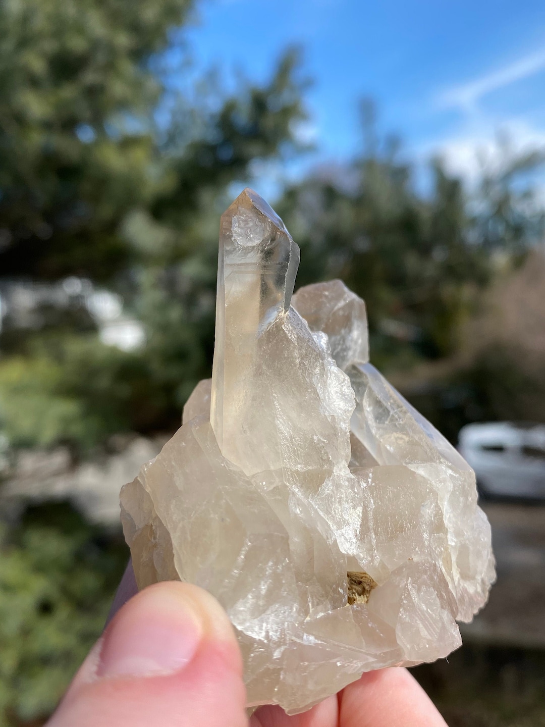 140g Zimbabwean Smoky Citrine Quartz Self-standing Cluster From ...
