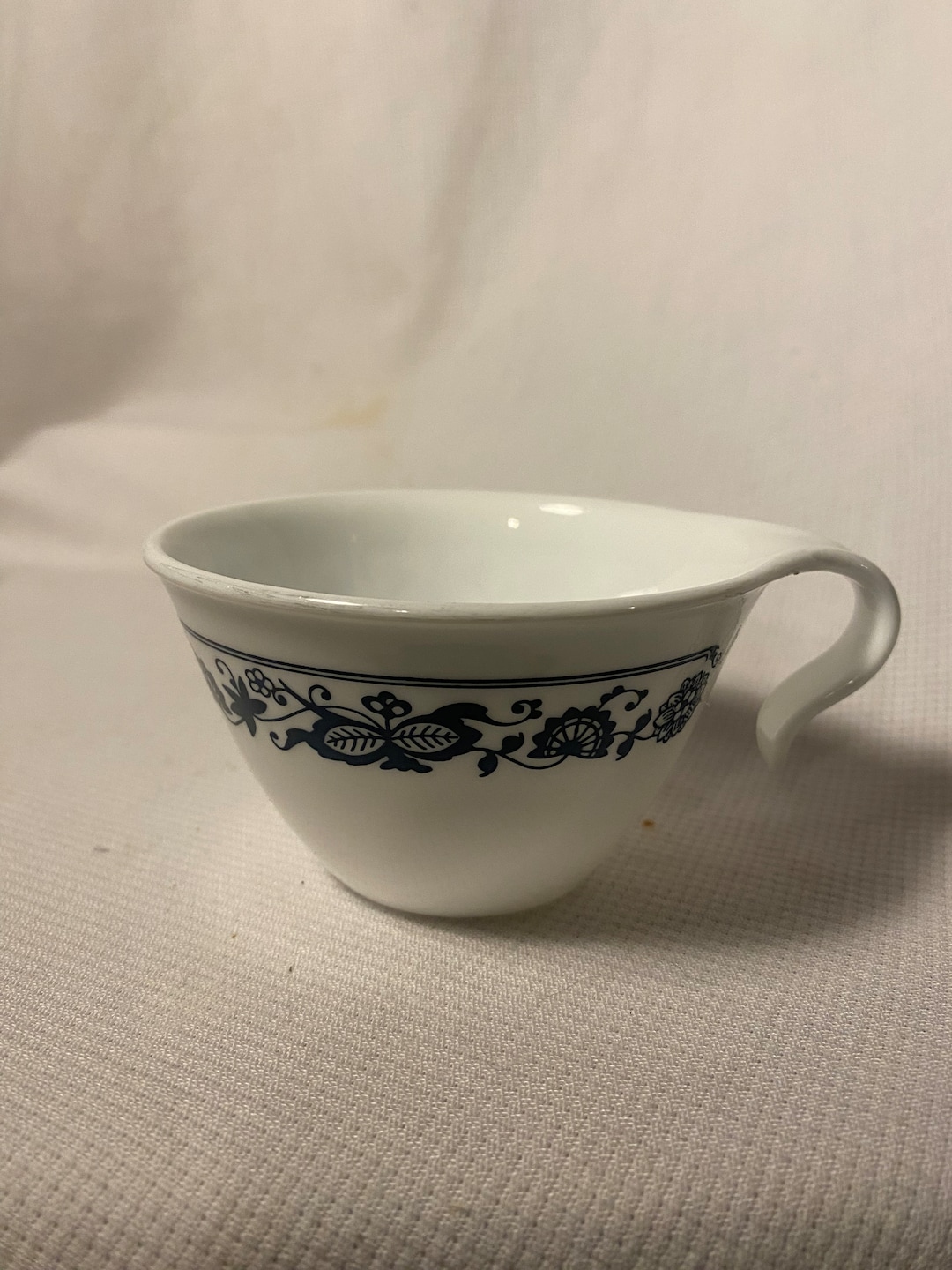 Corelle Old Towne Blue Teacup With Blue Onion Border - Etsy