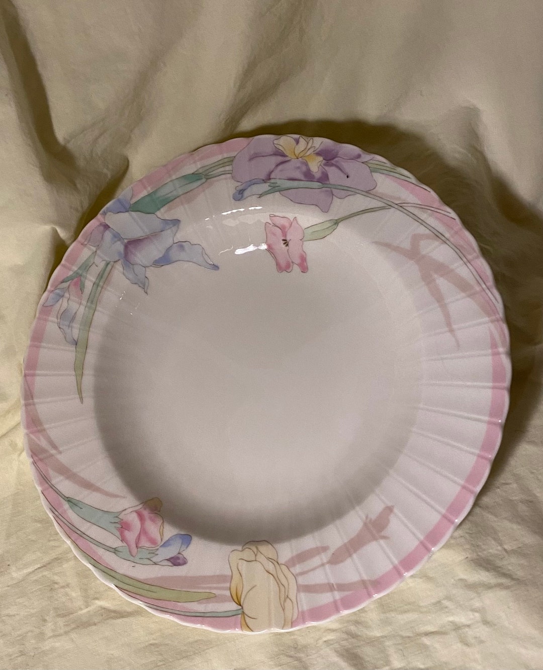 Mikasa Pink Melody Petite Bone Vintage Soup Bowl - Etsy